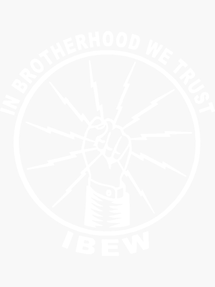 "Interesting IBEW Design" Sticker for Sale by pokkianra | Redbubble