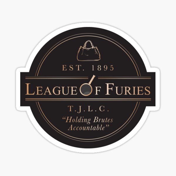 "TJLC - League of Furies logo" Sticker for Sale by CharCubedDesign ...