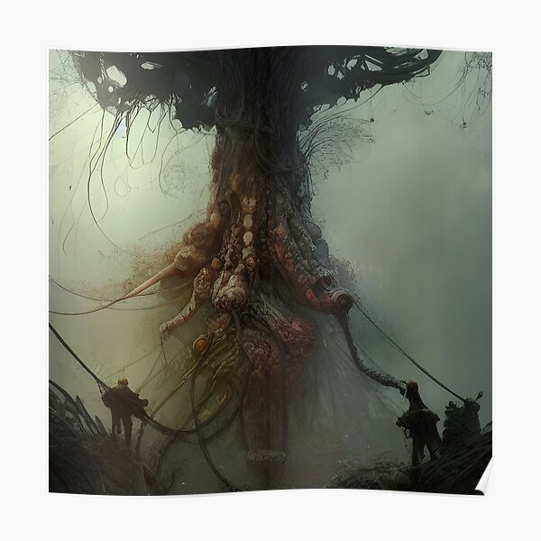 "Aged and Twisted Tree of Life" Poster for Sale by LyndiiLoubie | Redbubble