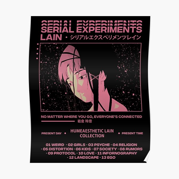 "Serial Experiments Lain Aesthetic" Poster for Sale by YALPOShop ...