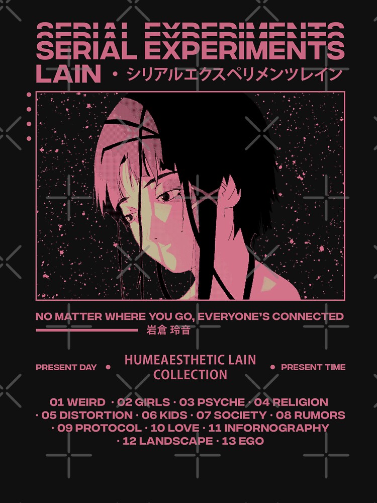 "Serial Experiments Lain Aesthetic" Essential T-Shirt for Sale by ...