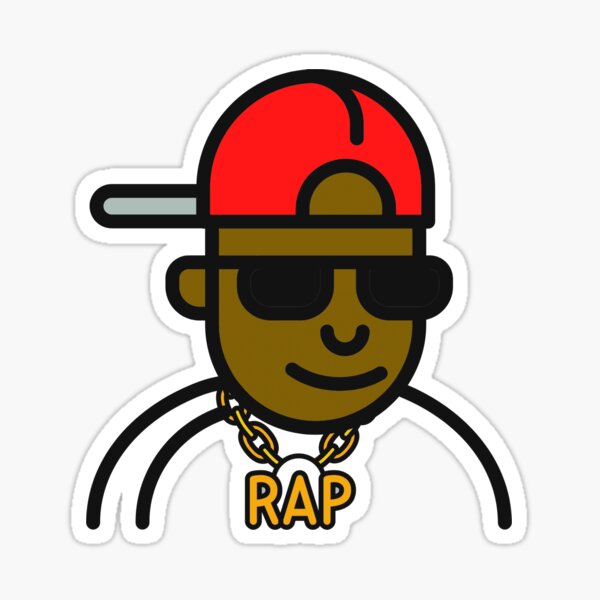 "rapper" Sticker for Sale by special8design | Redbubble