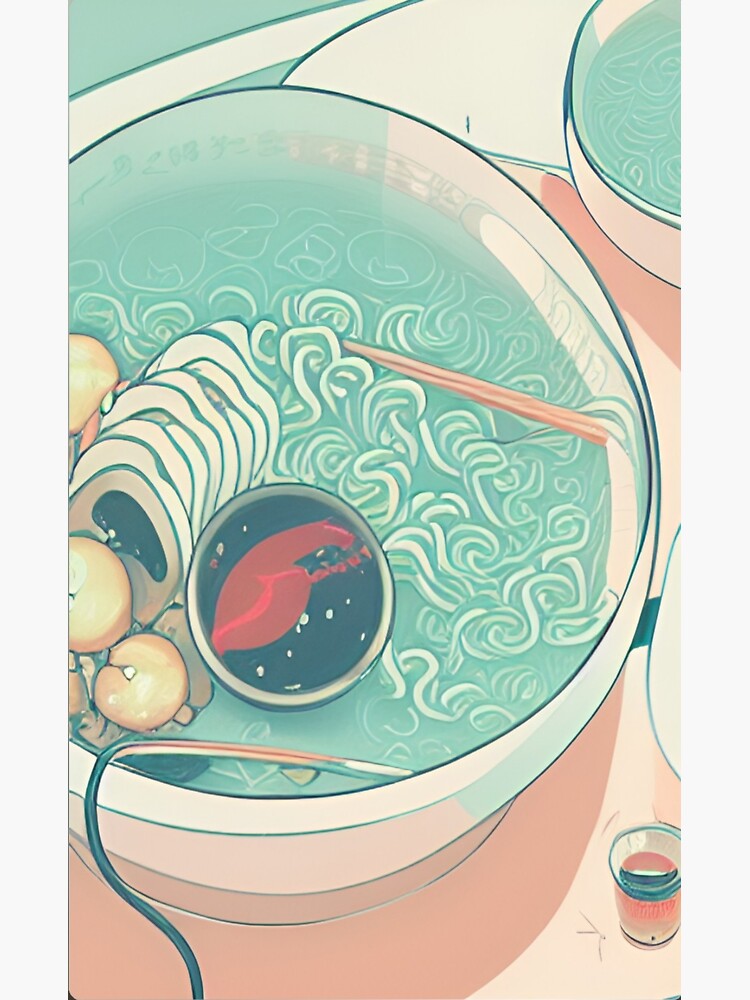 "Ramen Japanese Noodle Siup Bowl 90s Nostalgia Retro Vaporwave Fantasy ...