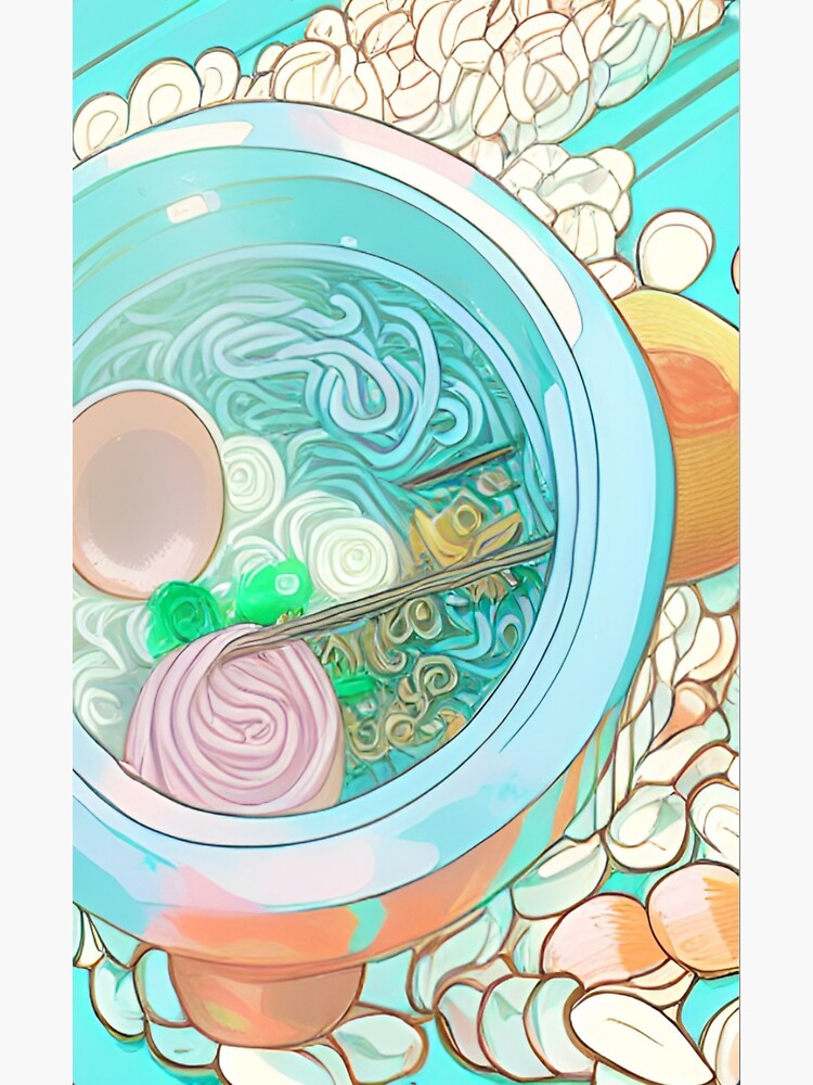 "Ramen Japanese Noodle Siup Bowl 90s Nostalgia Retro Vaporwave Fantasy ...