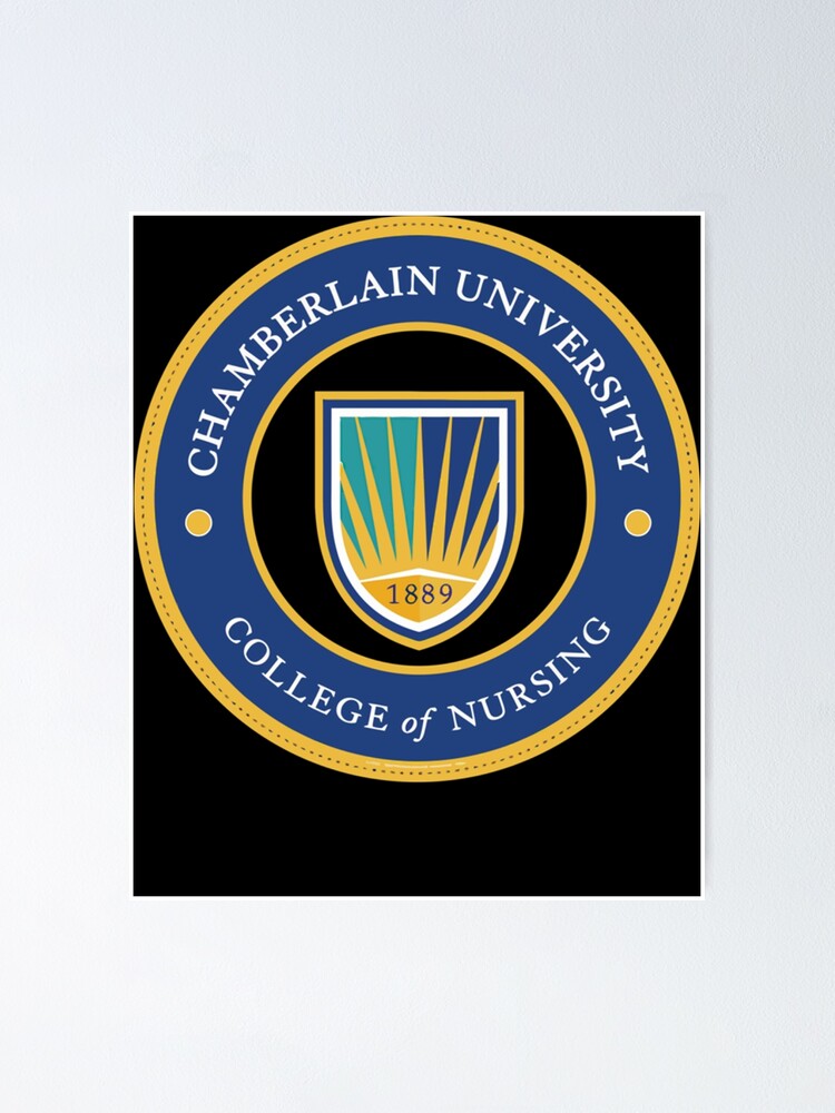 "chamberlain college nursing Logo" Poster for Sale by CAMERONSTERLING ...