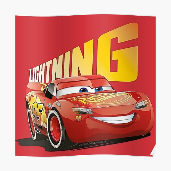"Lightning Mcqueen " Poster for Sale by ALAnimes | Redbubble