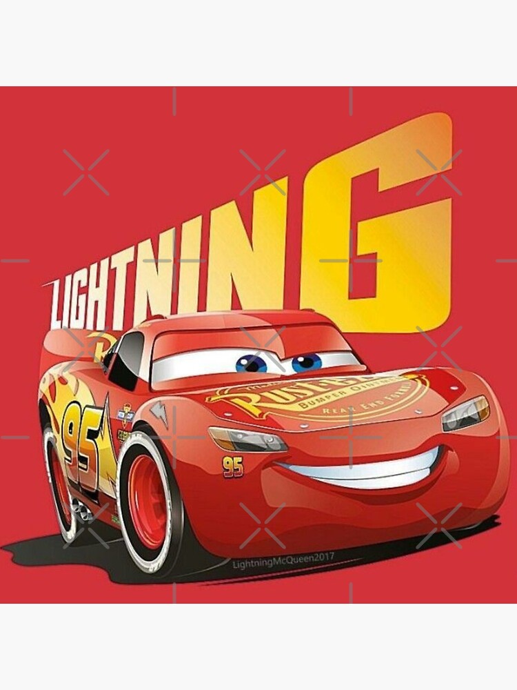 "Lightning Mcqueen " Sticker for Sale by ALAnimes | Redbubble