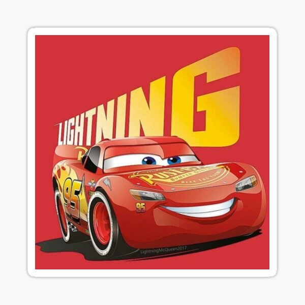 "Lightning Mcqueen " Sticker for Sale by ALAnimes | Redbubble