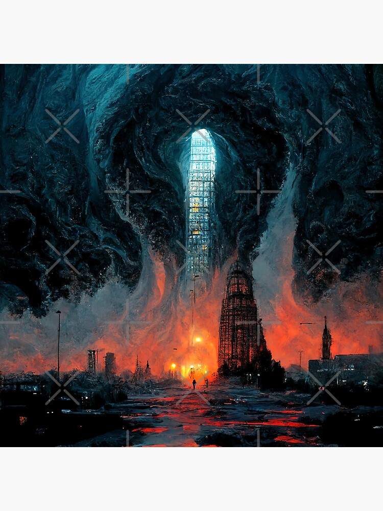 "megalophobia art" Poster for Sale by AICustomArt | Redbubble