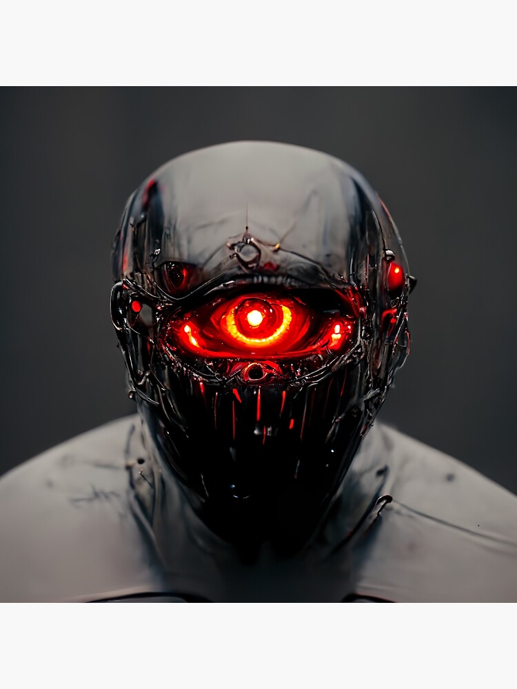 "One-eyed cyborg" Poster for Sale by artistico-ai | Redbubble