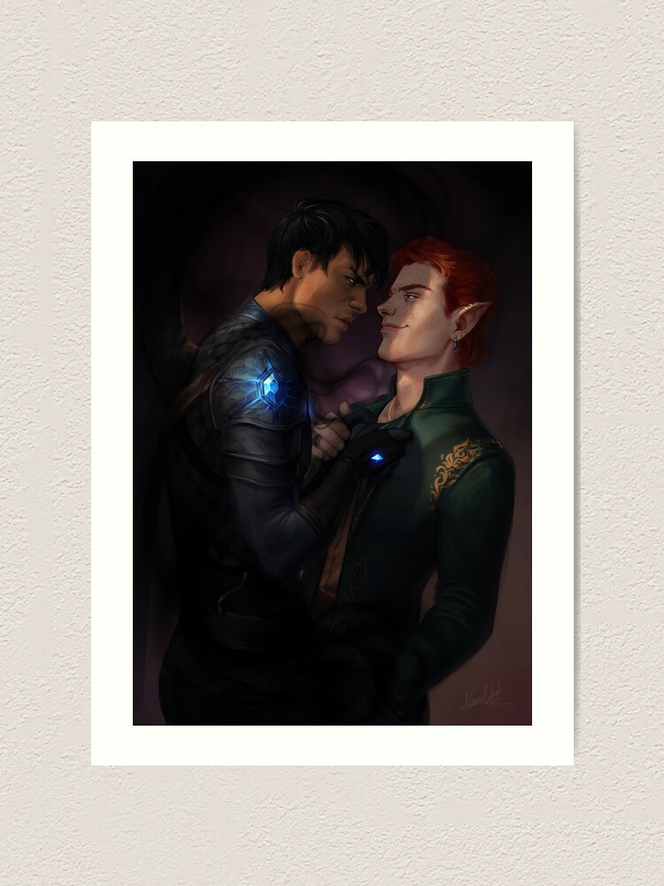 "ACOTAR: Azriel and Eris" Art Print for Sale by naarielart | Redbubble