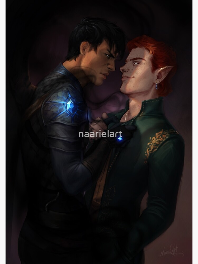 ACOTAR: Azriel And Eris Premium Matte Vertical Poster Designed & Sold ...