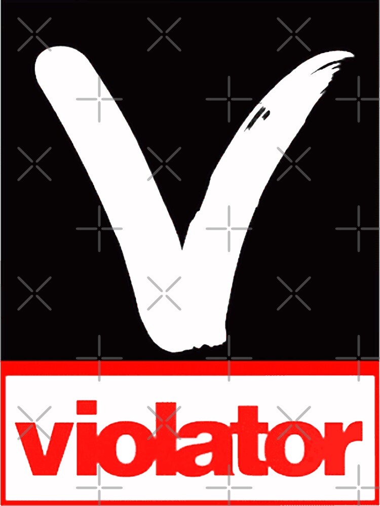 "Violator replica logo " Sticker for Sale by TheJBeez | Redbubble