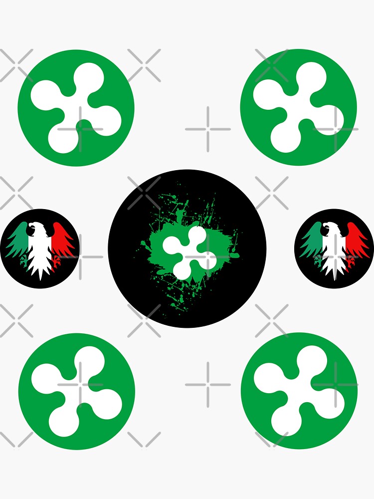 "Lombardy Flag Variety Sticker / Magnet Pack - Cool Italian Graphic ...