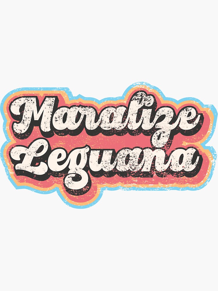 "Maralize Leguana" Sticker for Sale by dopedecals | Redbubble
