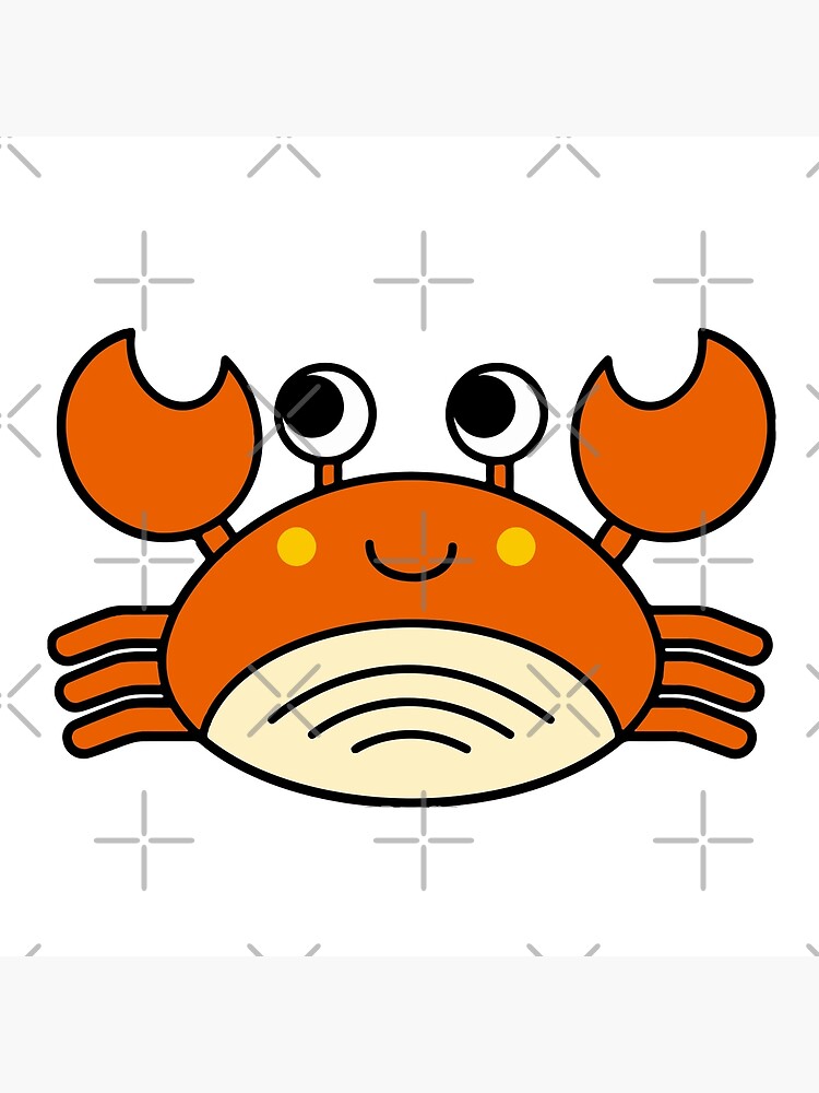 "Cute kawaii crab" Poster by RaionKeiji | Redbubble
