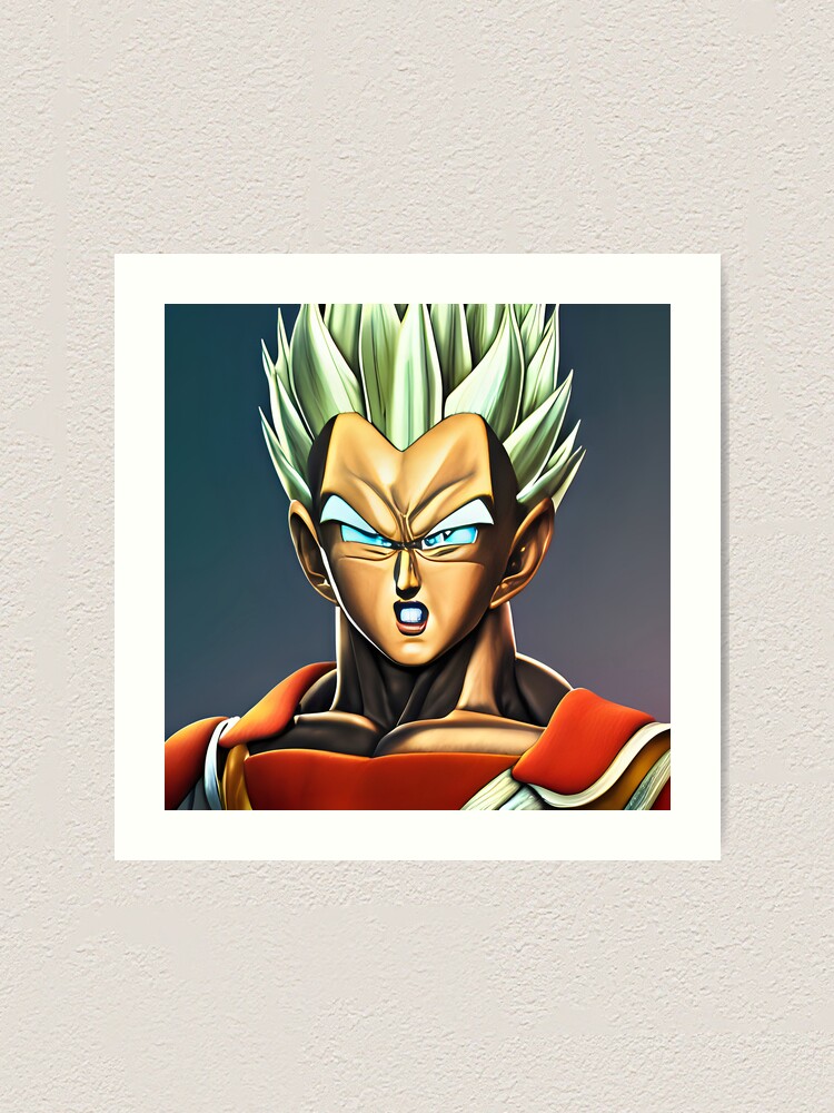 "Vegeta yellow - Dragon Ball Legends- Dragonball Z, Gogeta" Art Print ...