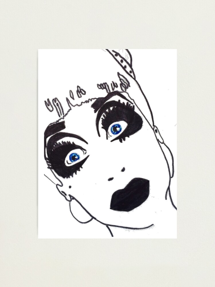 "Bianca Del Rio - RuPauls Drag Race Outline" Photographic Print by ...