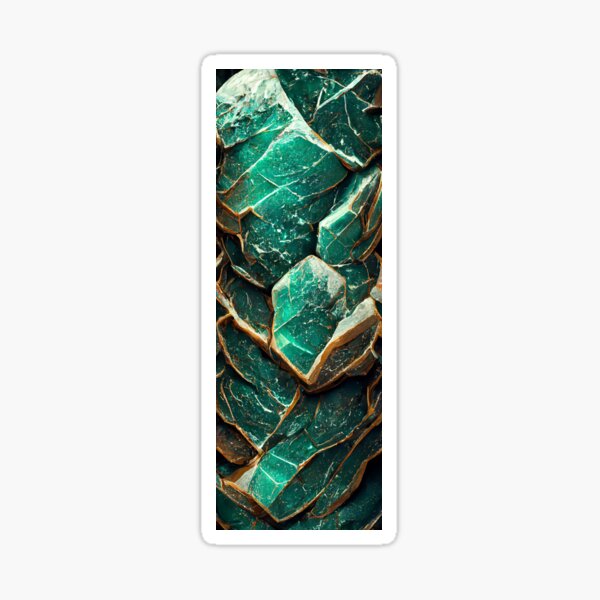 "Malachite" Sticker for Sale by Mircraft | Redbubble