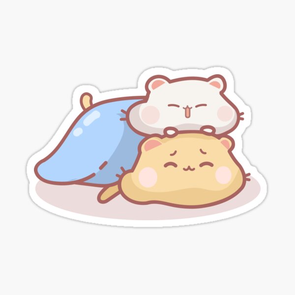 "Bestest Cuddle Buddy" Sticker for Sale by boopfriends | Redbubble