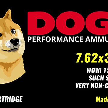 "HQ Doge Russian Ammo Meme" Sticker for Sale by fomodesigns | Redbubble