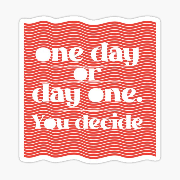 "You decide" Sticker for Sale by purnomatra | Redbubble