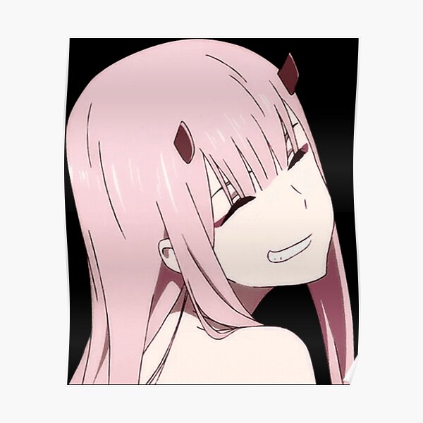 "zero two " Poster for Sale by TheOrionSociety | Redbubble