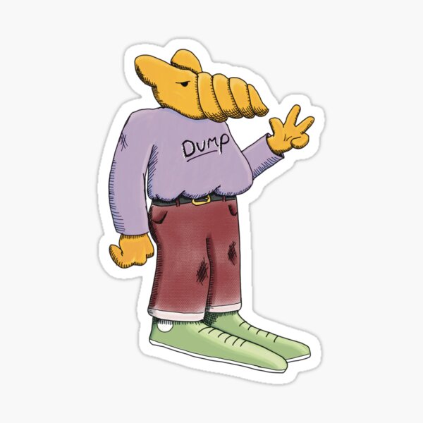 "Dump tag" Sticker for Sale by Skinntendo | Redbubble