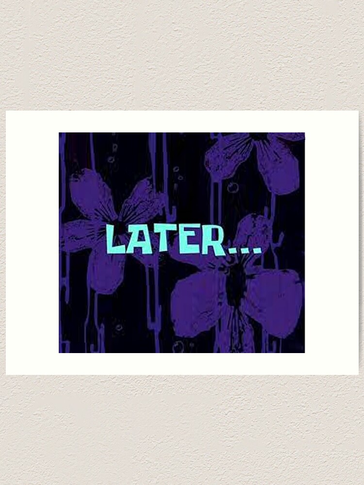 "Spongebob years later Sticker" Art Print for Sale by ARTITANE | Redbubble