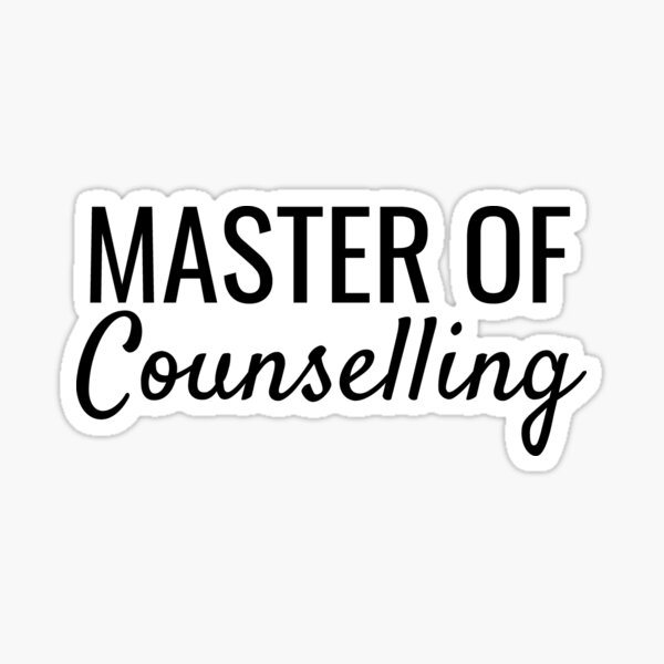 "Master of Counselling" Sticker for Sale by Sarah J | Redbubble