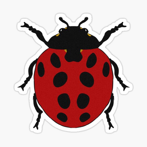"Ladybird" Sticker for Sale by Crownshpo | Redbubble