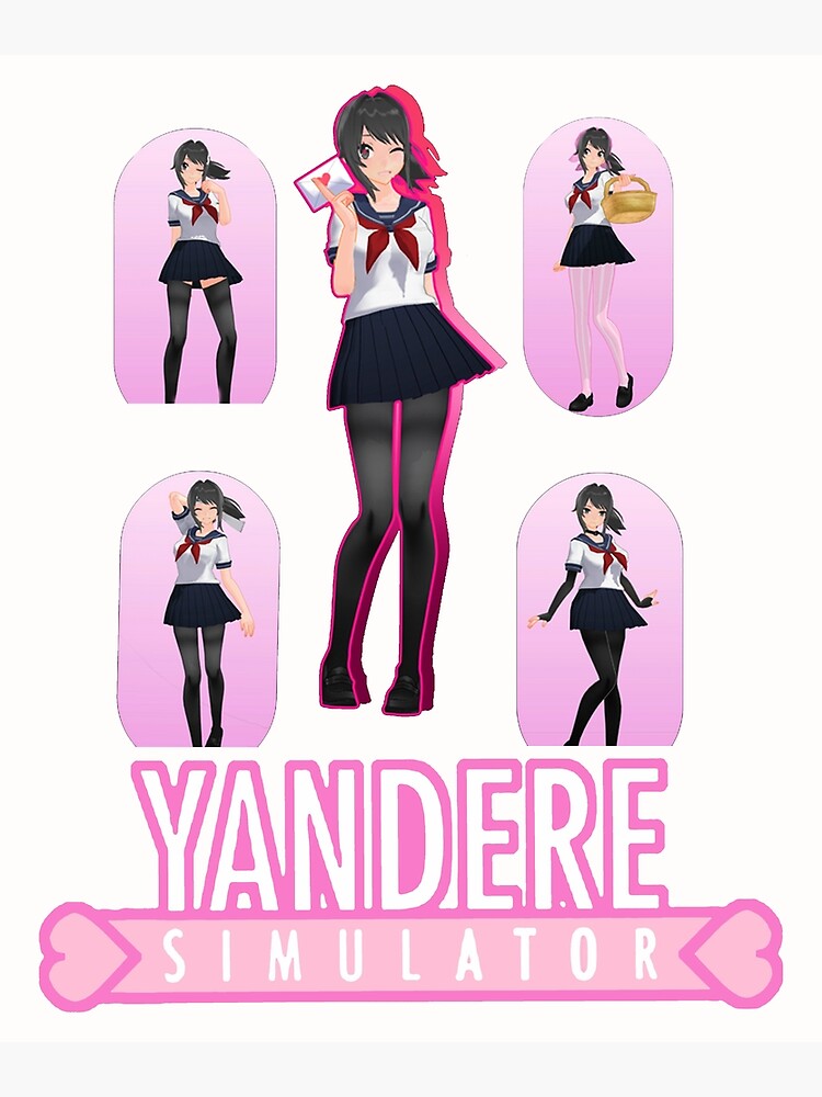 Póster «simulador de yandere-sim de yandere-simulador de yandere ...
