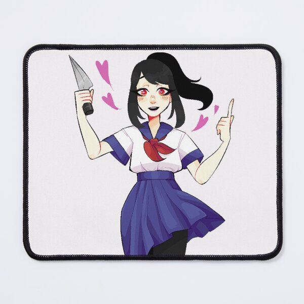 Alfombrilla de ratón «simulador de yandere-sim de yandere-simulador de ...