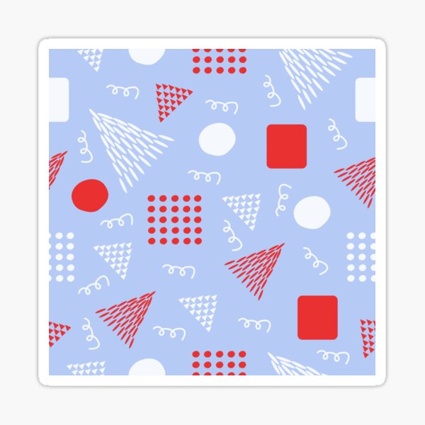 "Cute abstract seamless pattern" Sticker for Sale by OM-lova | Redbubble