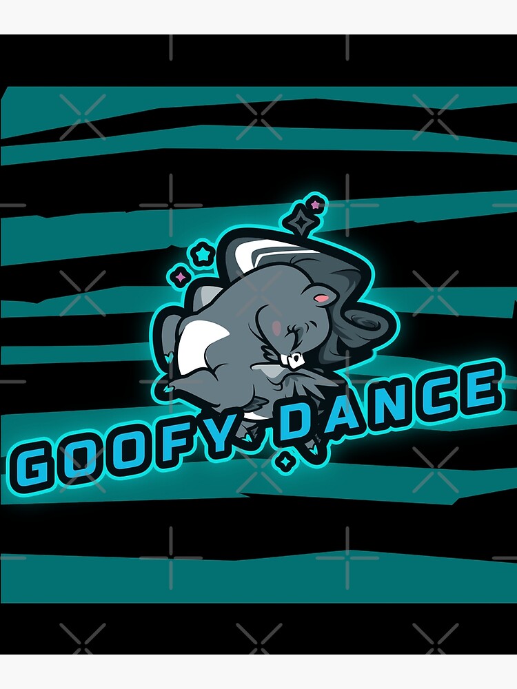 "Goofy Dance" Poster for Sale by Shaarmeyn | Redbubble
