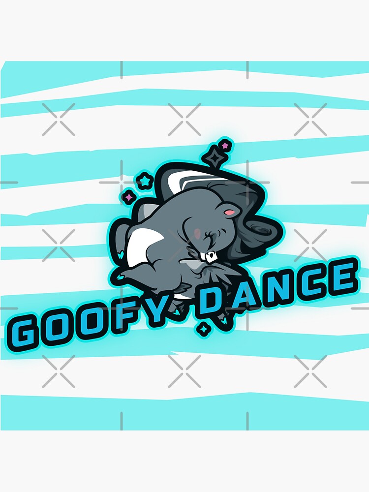 "Goofy Dance" Sticker for Sale by Shaarmeyn | Redbubble