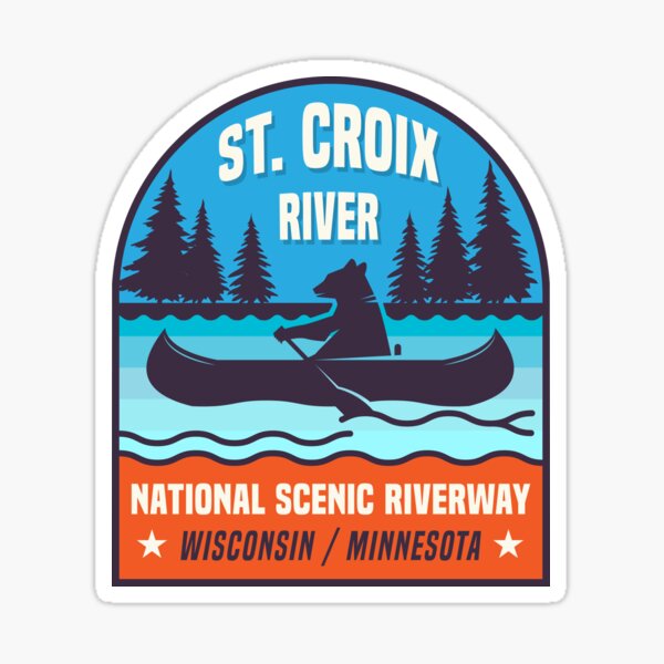 "St. Croix River " Sticker for Sale by studio838 | Redbubble