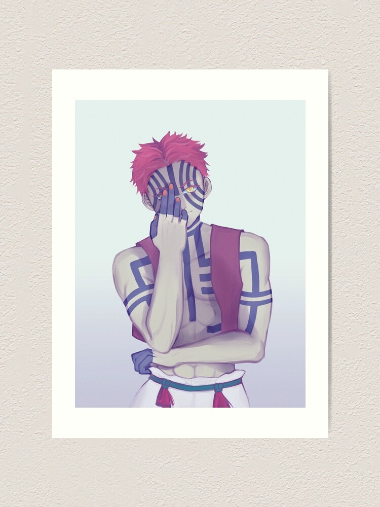 "Akaza demon slayer anime fanart" Art Print for Sale by NakuriNiwa ...