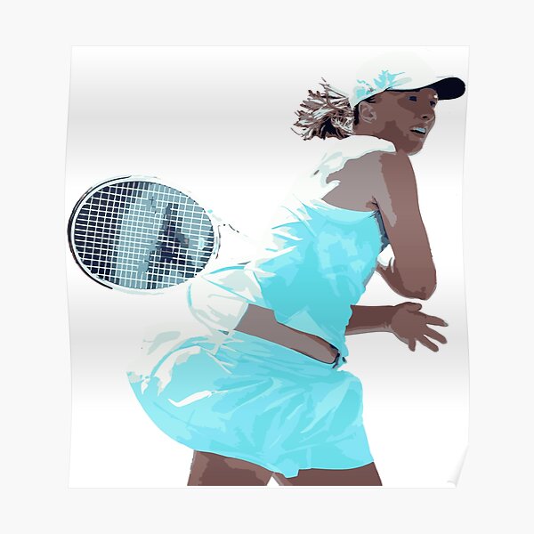 "Iga Swiatek, watercolor, tennis" Poster for Sale by labakshop | Redbubble