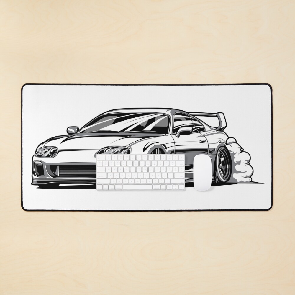 "JDM Supra MKIV Drifting" Sticker for Sale by pjrstudio | Redbubble