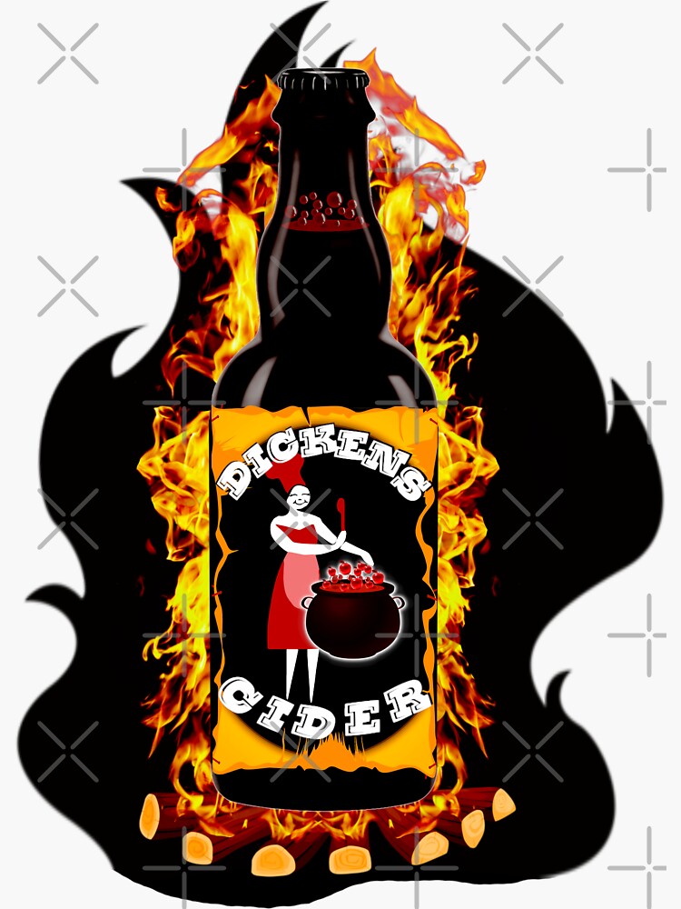 Dickens Cider Sticker For Sale By Elegant Advice Redbubble