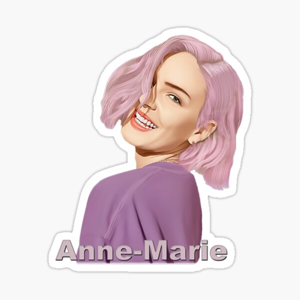 "Anne Marie Singer Beautiful " Sticker for Sale by KacyNees | Redbubble