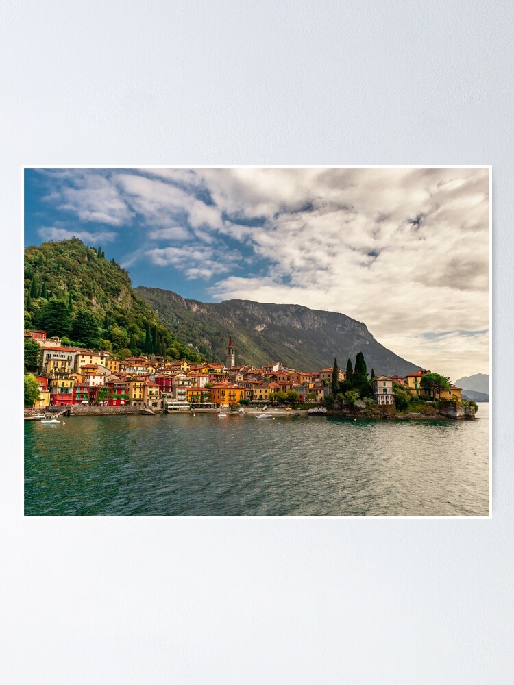 "Lake Como, Italy, Beautiful Lake Mountain Views" Poster for Sale by ...