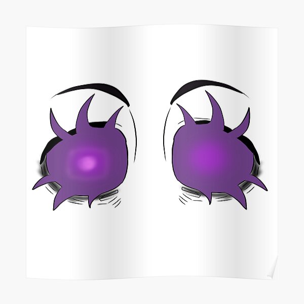 "Scary violet eyes" Poster for Sale by Crownshpo | Redbubble