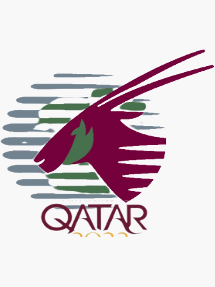 "qatar" Sticker for Sale by Teixeira224 | Redbubble
