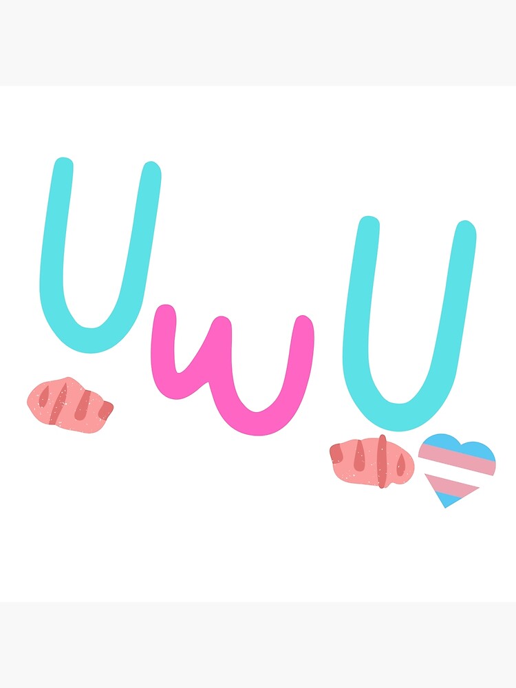 "Cute Trans UwU" Poster for Sale by CorneliusTul | Redbubble