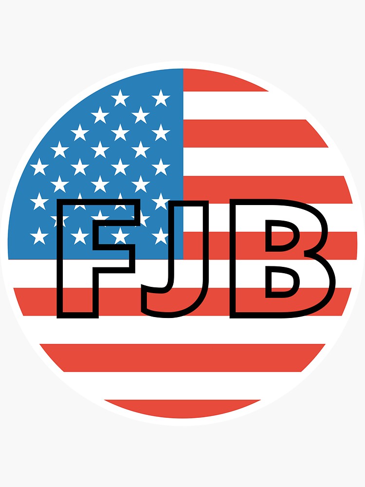 "Fjb Meaning" Sticker for Sale by ProjectOfColor | Redbubble