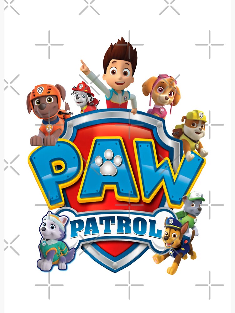 Lámina rígida for Sale con la obra «EQUIPO PATRULLA CANINA» de Erica ...