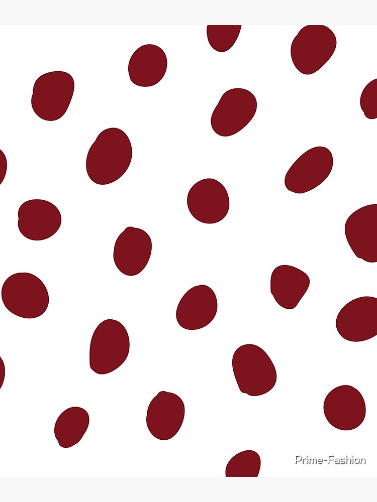""Red Spots" pattern - Pattern Design" Poster for Sale by Prime-Fashion ...
