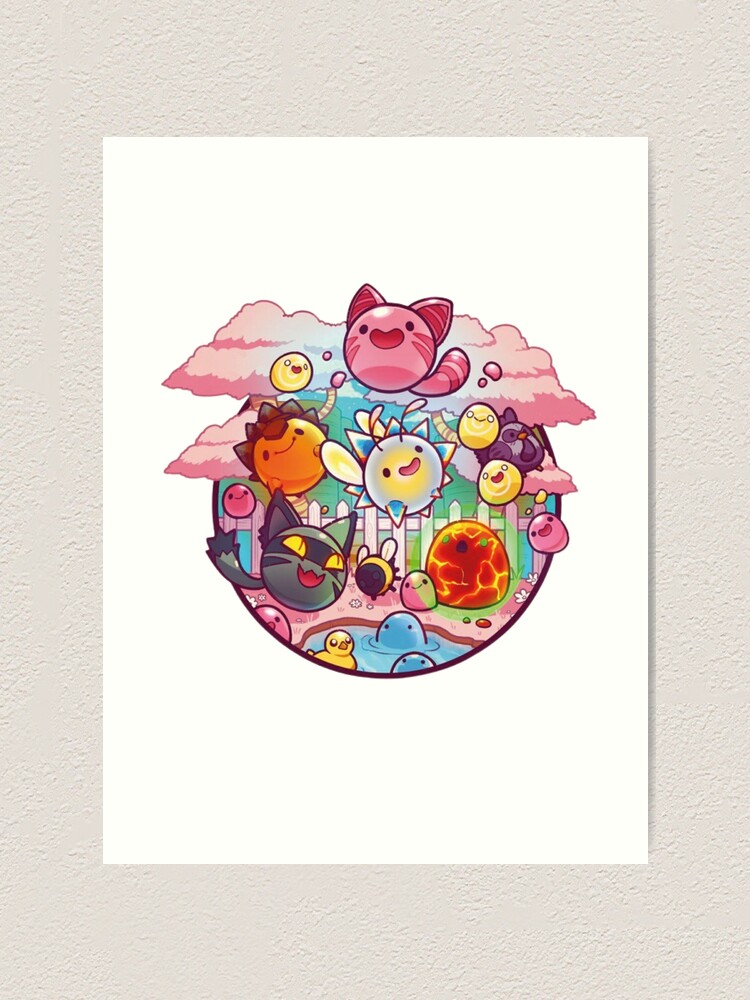 "Slime Rancher all characters" Art Print for Sale by onlydrawning ...